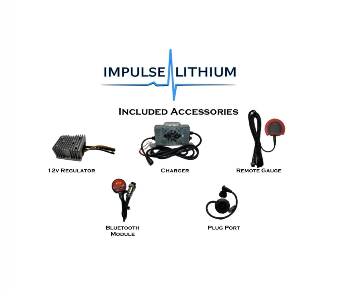 Impulse Lithium 48v-105Ah Golf Cart Lithium Battery – Hydrilla Gear