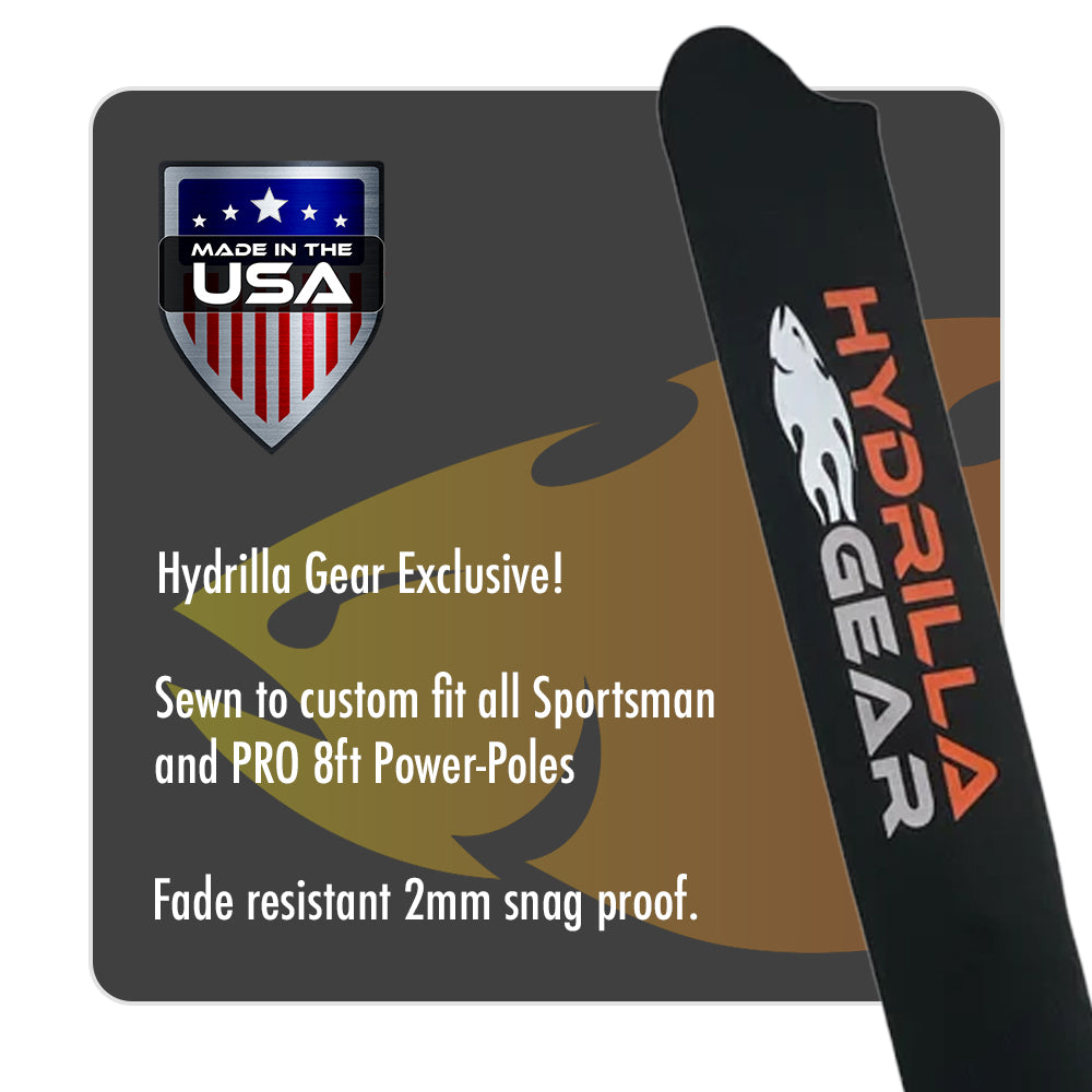 Power-Pole Travel Cover for Sportsman & Pro 8ft Models – Hydrilla Gear